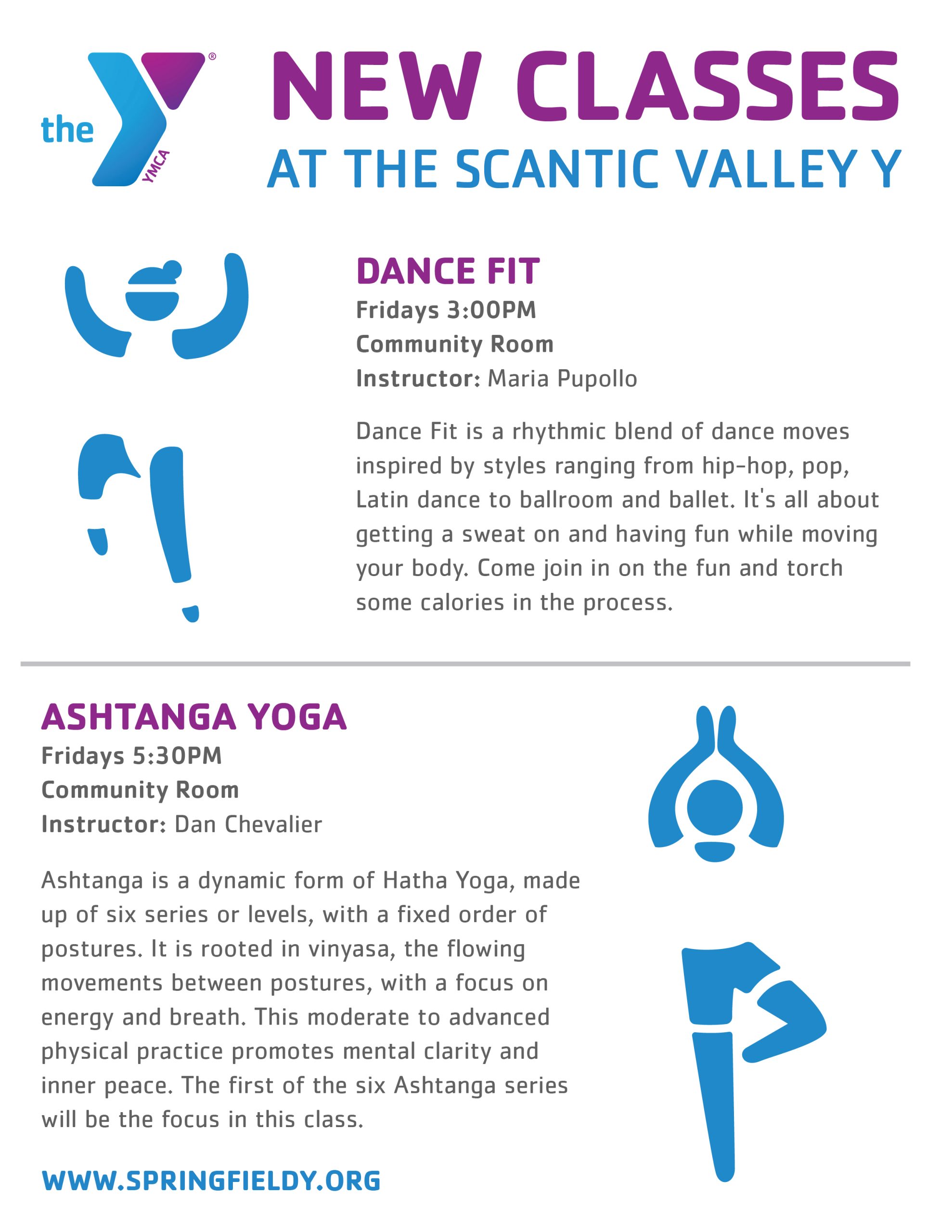 New Classes at the Scantic Valley YMCA! - YMCA of Greater Springfield