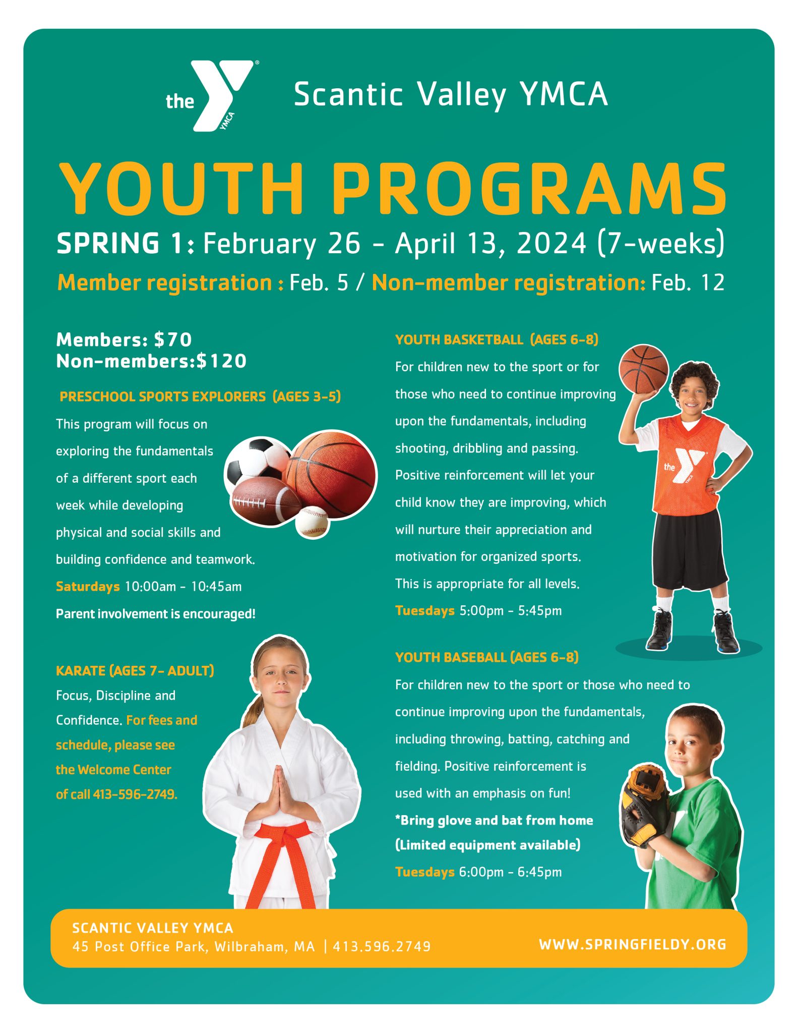 Youth Activities - YMCA of Greater Springfield